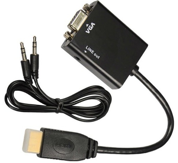 Алматы Переходник конвертирует цифровой сигнал HDMI в VGA аналоговый сигнал
